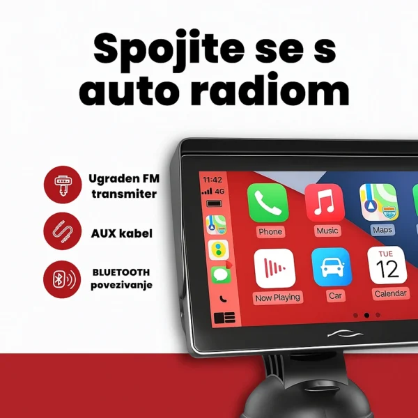 Multimedija za auto - Car Play PRO - prenosivi multimedijski uređaj ...